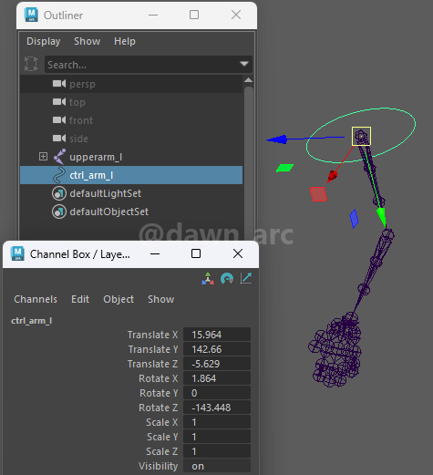 [Maya]Rigging 04 - Controller